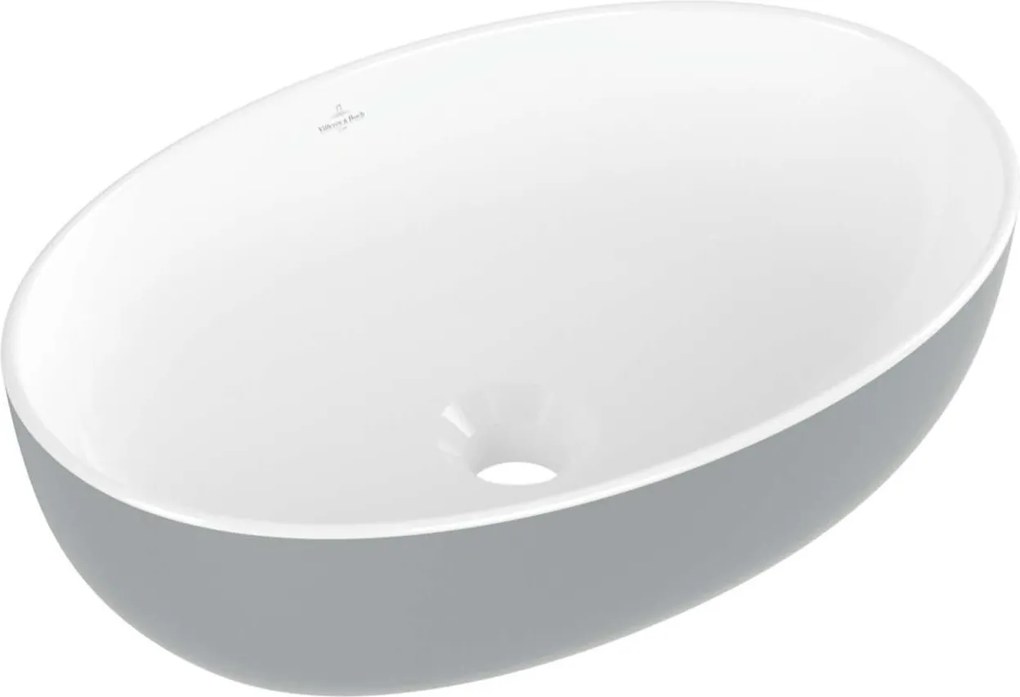 Villeroy & Boch Artis - Umyvadlo na desku, 49x33 cm, bez přepadu, bez otvoru pro baterii, French Linen 438848BCT7