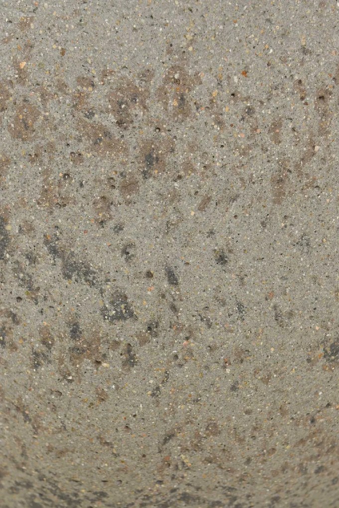 Kulatý květináč RAFIOT, vláknocement, 40x34 cm, šedý