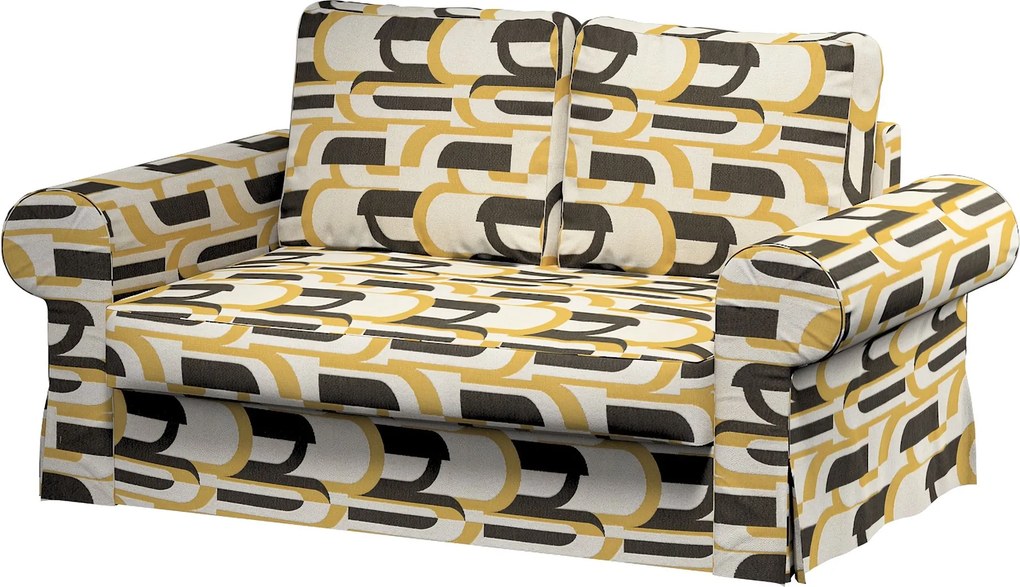 Potah na pohovku IKEA Backabro 2-místná, rozkládací barva vícebarevná látka pletený vzor, vzorované