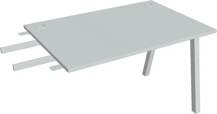 Hobis Kancelářský stůl k řetězení Hobis US A 1200RU, deskaakát, černá černá