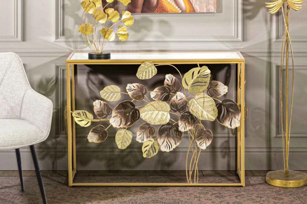 Designová konzole Haviland 108 cm vícebarevná