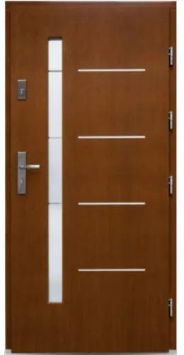 Archo - Venkovní vchodové dřevěné dveře Deskové DPI-8 Henry Inox 104955