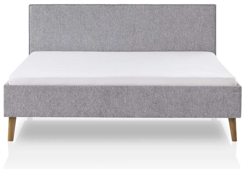 MEISE MÖBEL Čalouněná postel TWISTER 180x200cm šedá 2159-10-5000