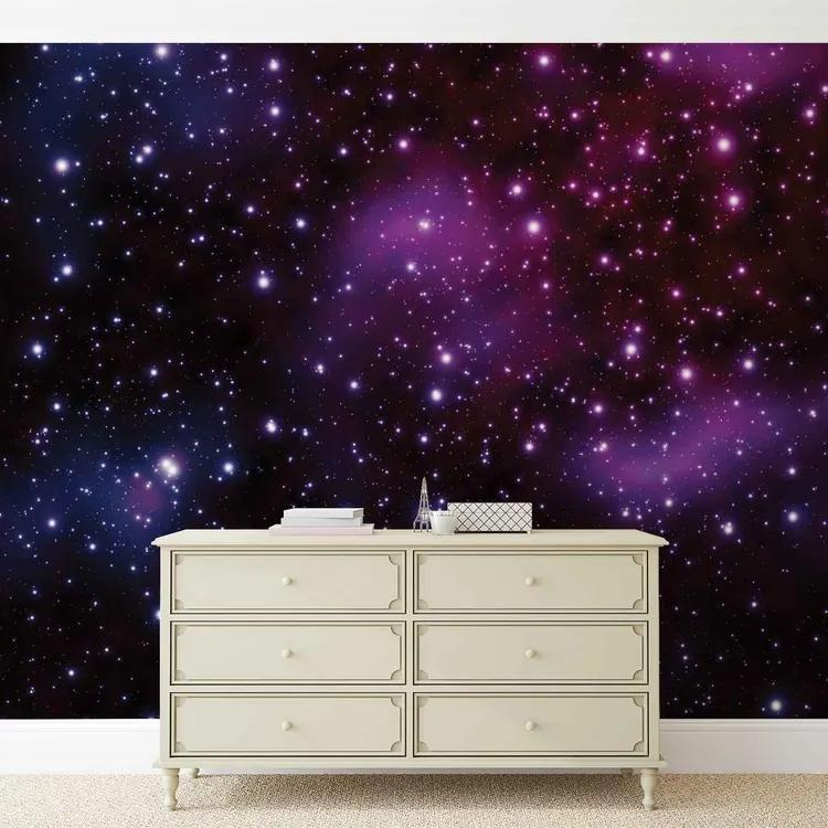 Fototapeta, Tapeta Hvězdy, Vesmír, Galaxie, (91 x 211 cm)
