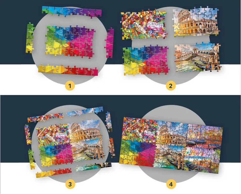 TREFL PUZZLE UFT Prémiové Výhled na plachetnice 68x48cm 1000 dílků skládačka tr10697