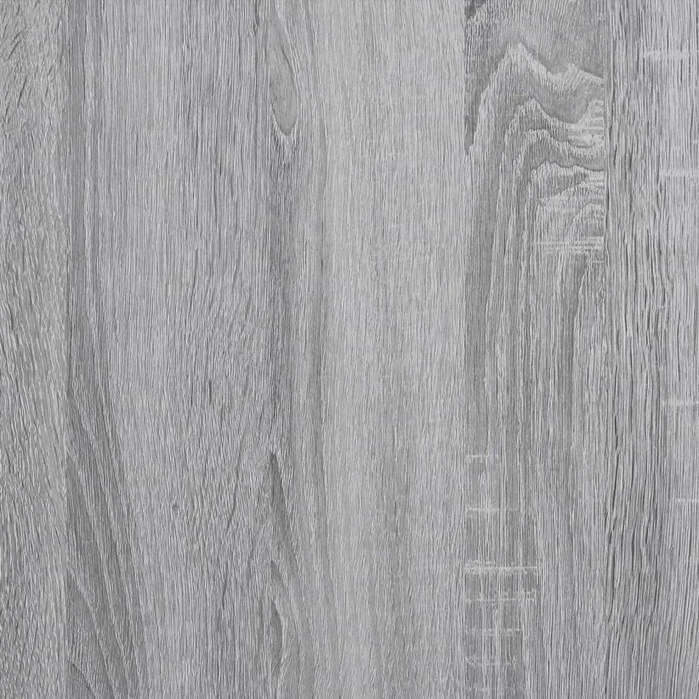 Koupelnová skříňka šedá sonoma 33x33x120,5 cm kompozitní dřevo - Default Title