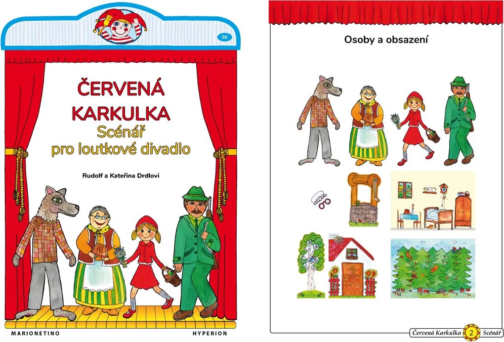 MARIONETINO Červená Karkulka - scénář k pohádce