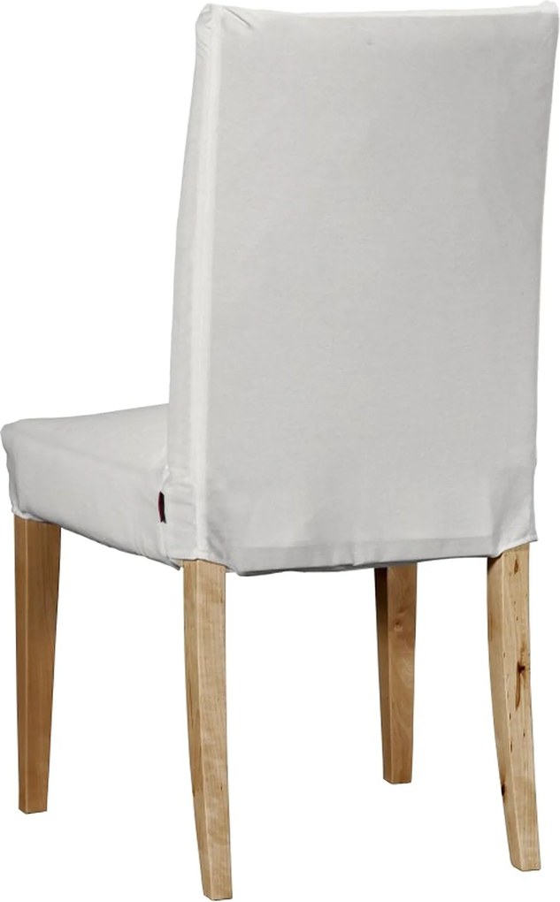 Potah na židli IKEA Henriksdal, krátký barva béžová látka pletený vzor