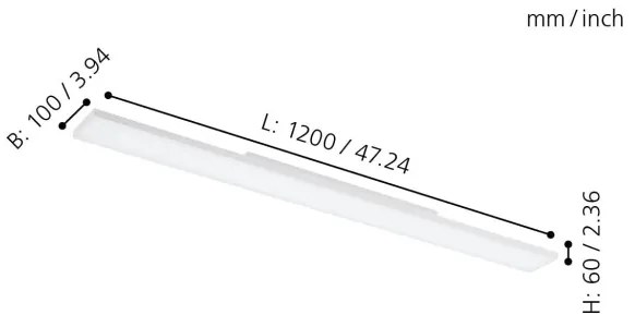 Eglo 32349 - LED RGBW Stmívatelné stropní svítidlo TURCONA-C LED/34W/230V + DO