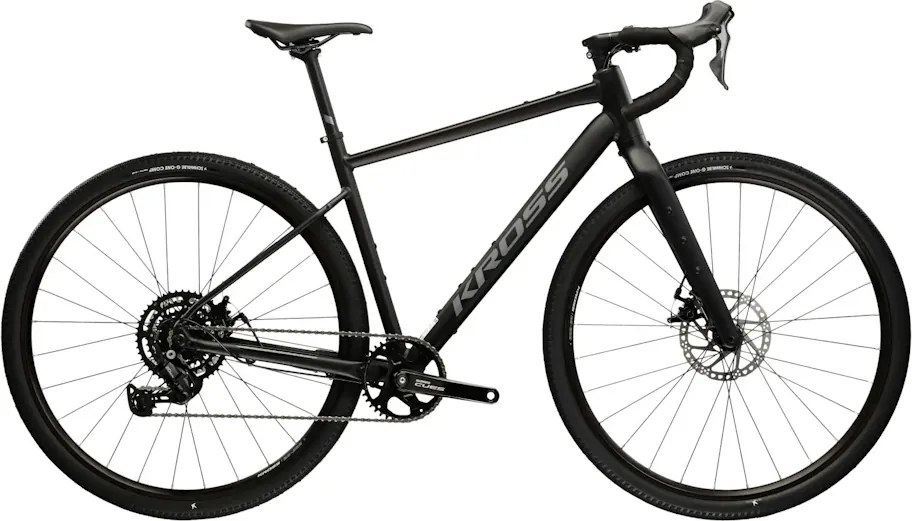 Gravel kolo Kross Esker 1.0 28" - model 2026 XL (21", 183-189 cm) černá/grafitová/mat