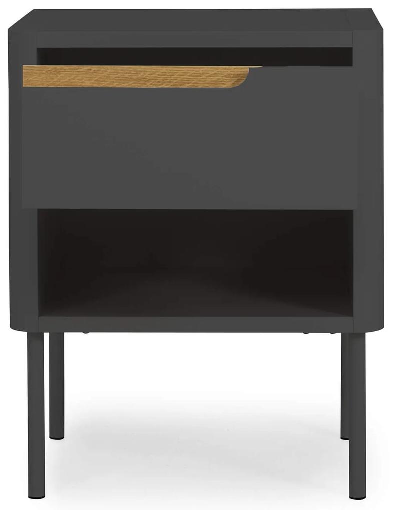 Noční stolek witis 45 x 57 cm antracit MUZZA