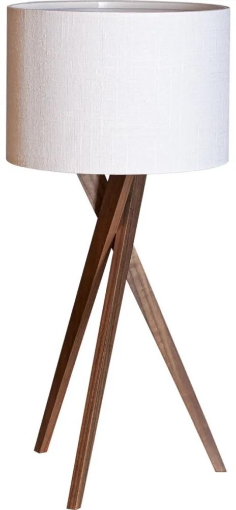 ByRydens 4002720-6003 - Stolní lampa VEGA 1xE27/8W/230V bílá/ořech 4002720-6003