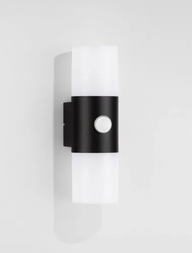 Nástěnné LED svítidlo NOVA LUCE PAUL 10W 3000K IP65 9176107 s pohybovým čidlem
