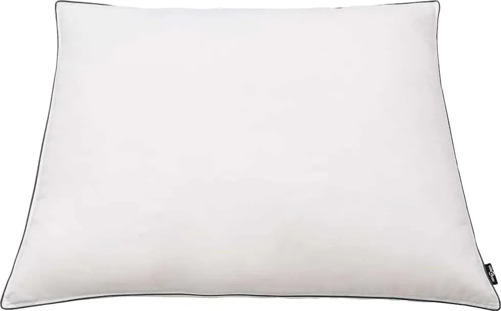 Polštáře 2 ks výplň z prachového peří/peří lehké 80x80 cm bílé 132892