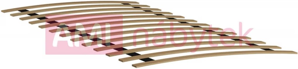 AMI nábytek Elastický dřevěný rošt 13 lamel 90x200