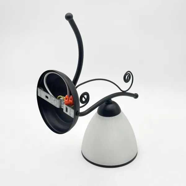 Nástěnná lampa RETRO 1xE27/60W/230V černá/bílá