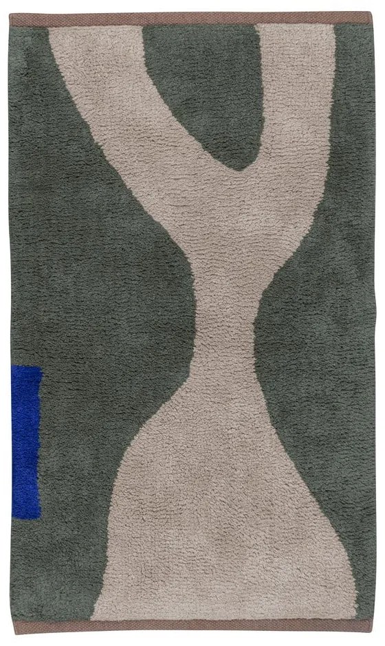 Tmavě zelený pratelný bavlněný koberec 50x80 cm Figura – Mette Ditmer Denmark