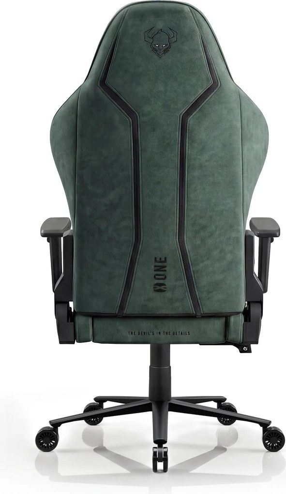 Látková herní židle černý-zelený Normal Size: Diablo X-One 2.0 Forest Green
