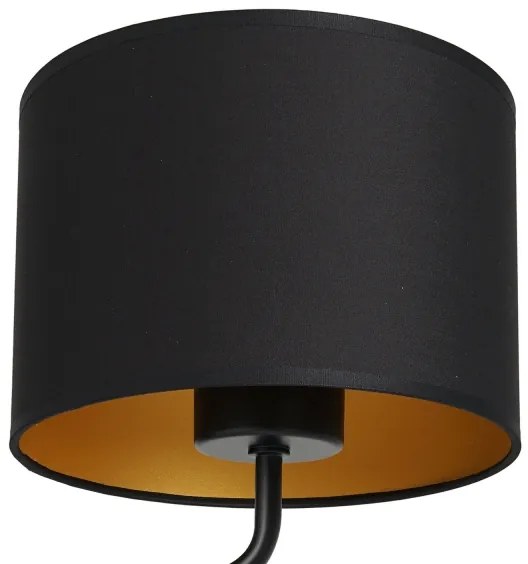 Nástěnná lampa ARDEN 1xE27/60W/230V černá/zlatá