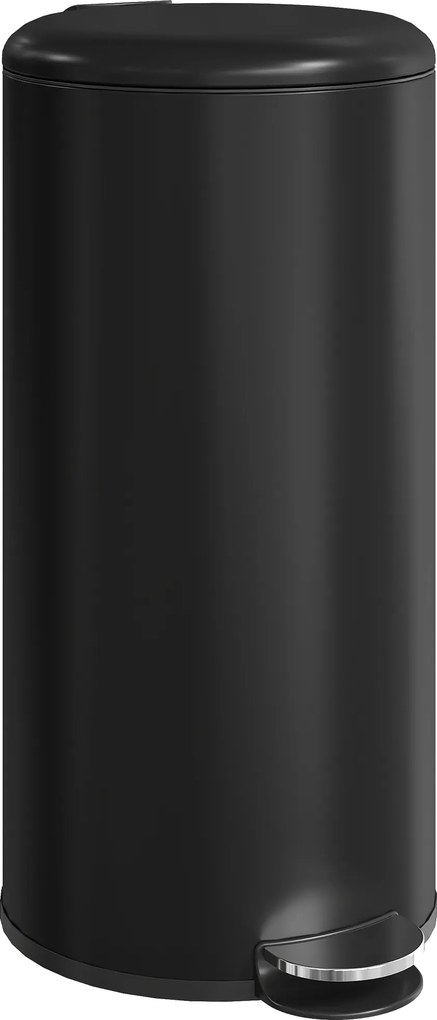 Koš na odpadky 30 l Pedálový koš na odpadky Koš na odpadky s víkem Pedálový vnitřní koš, funkce Soft-close 36 x 30 x 63,5 cm, černý