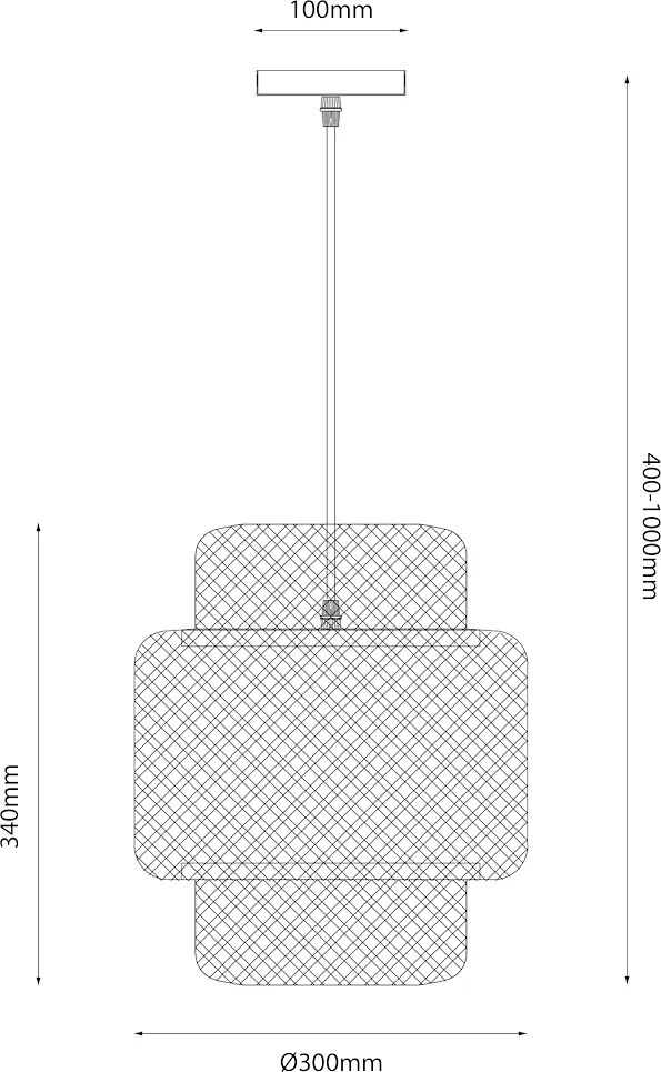Závěsné svítidlo Hestia, 1x bambusové stínítko, (fi 30 cm), b