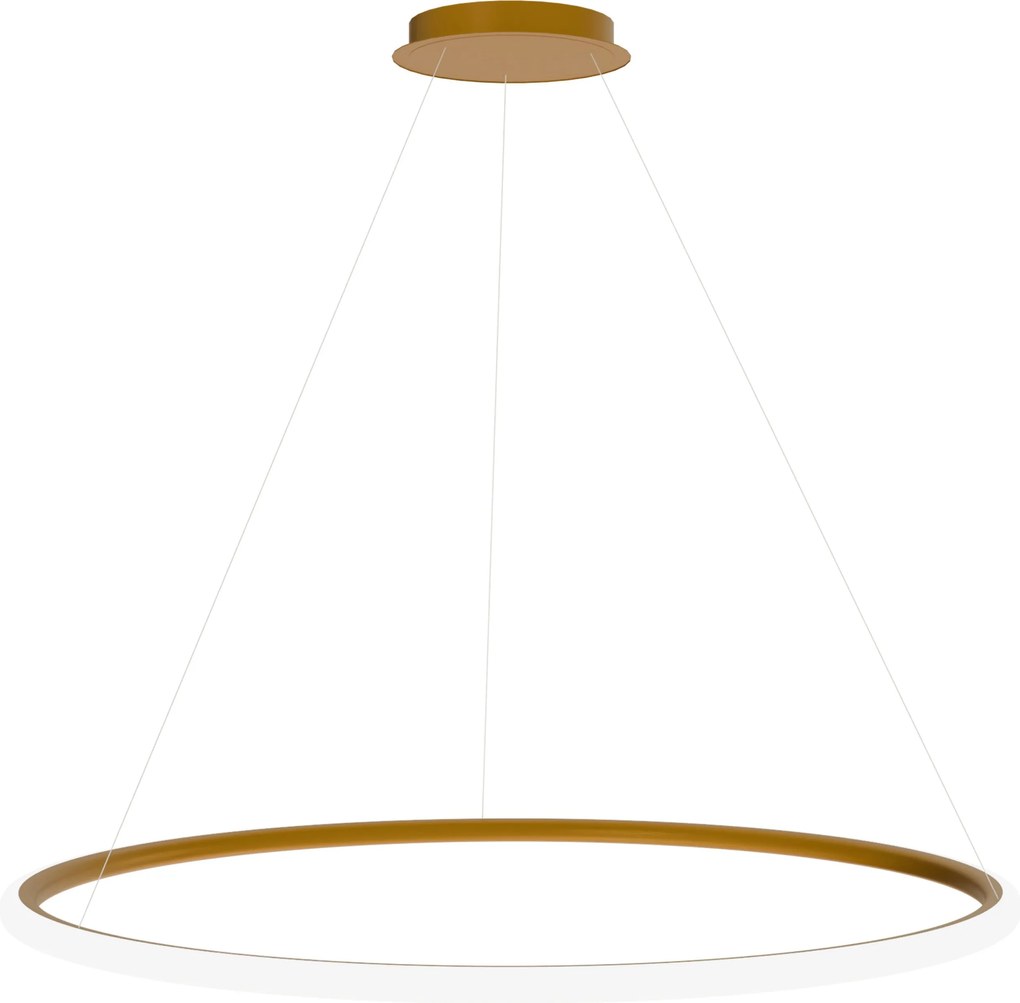 Toolight Toolight, LED stropní osvětlení 100cm, 60W, 3000K, LHJ006-CP, zlatá matná, OSW-60003