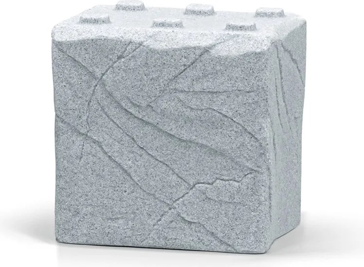 Sud na dešťovou vodu Stones Block 270 l světle šedý