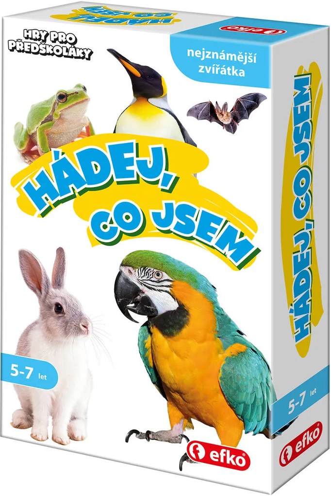 EFKO Hry pro předškoláky Hádej, co jsem *SPOLEČENSKÉ HRY* ef54878