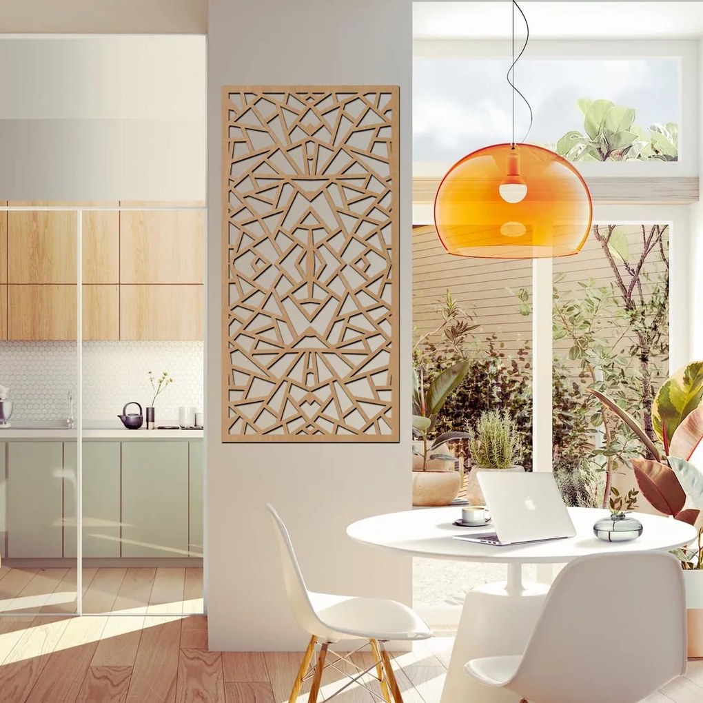 dřevo života Dekorační panel GEOMETRY Zvolte barvu dekoru: Buk, Rozměry (cm): 40x80