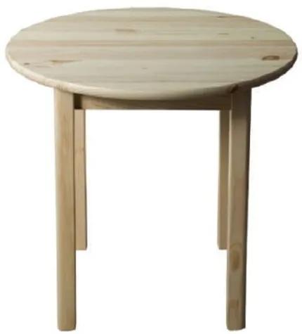 ImportWorld Stůl kruhový Pavel - průměr 90 cm (Barva dřeva: Borovice)