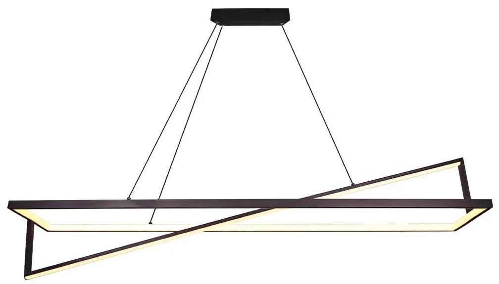 V-Tac LED Stmívatelný lustr na lanku LED/45W/230V 3000K 114 cm černá VT1286