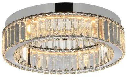 Luxusní stropní svítidlo Spark 40 stmívatelné Chrome