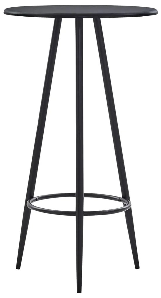 Barový stůl černý 60 x 107,5 cm MDF 281543