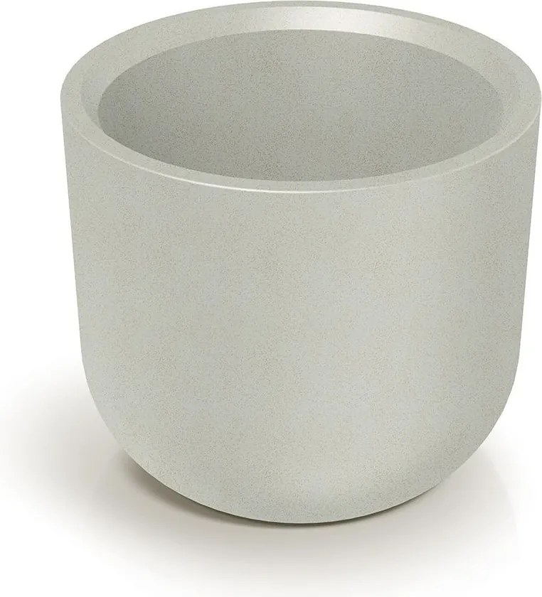 Plastový květináč MOLTAS ROUND HIGH 60 cm pískový