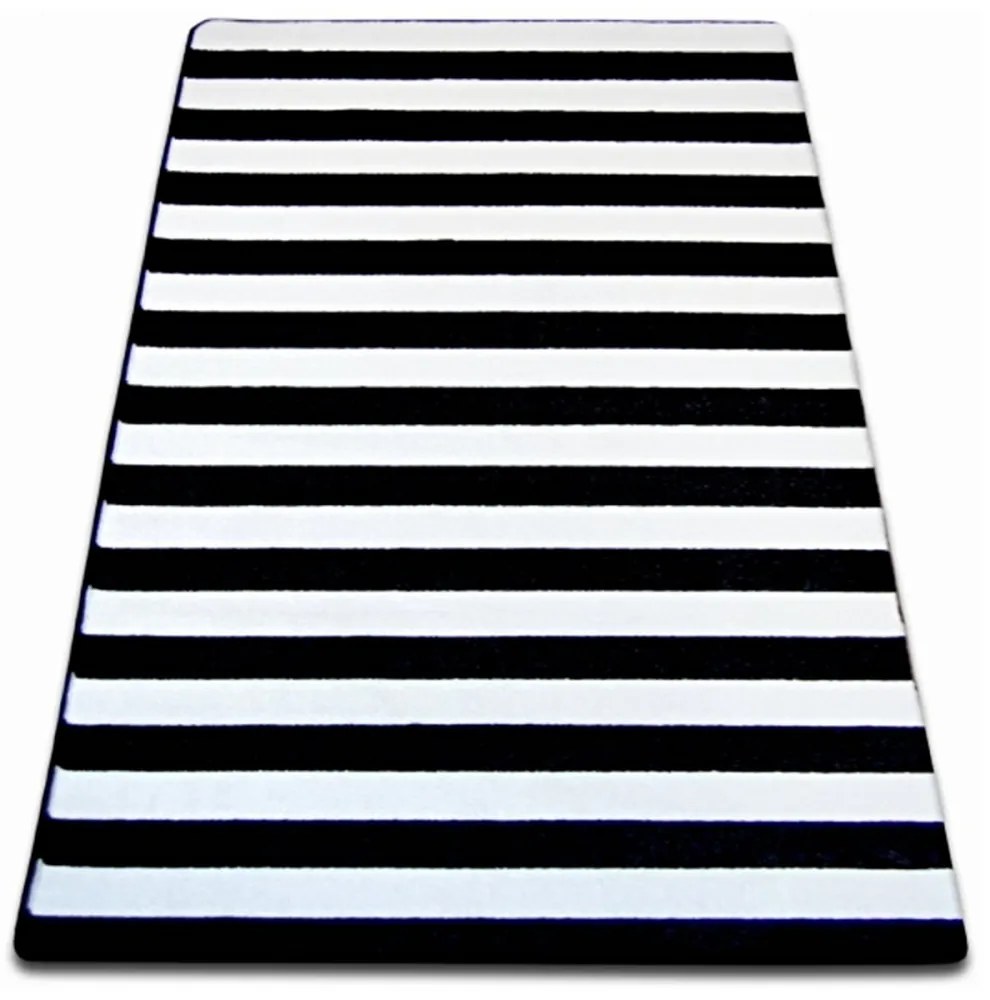 Kusový koberec Pruhy černý, Velikosti 200x290cm