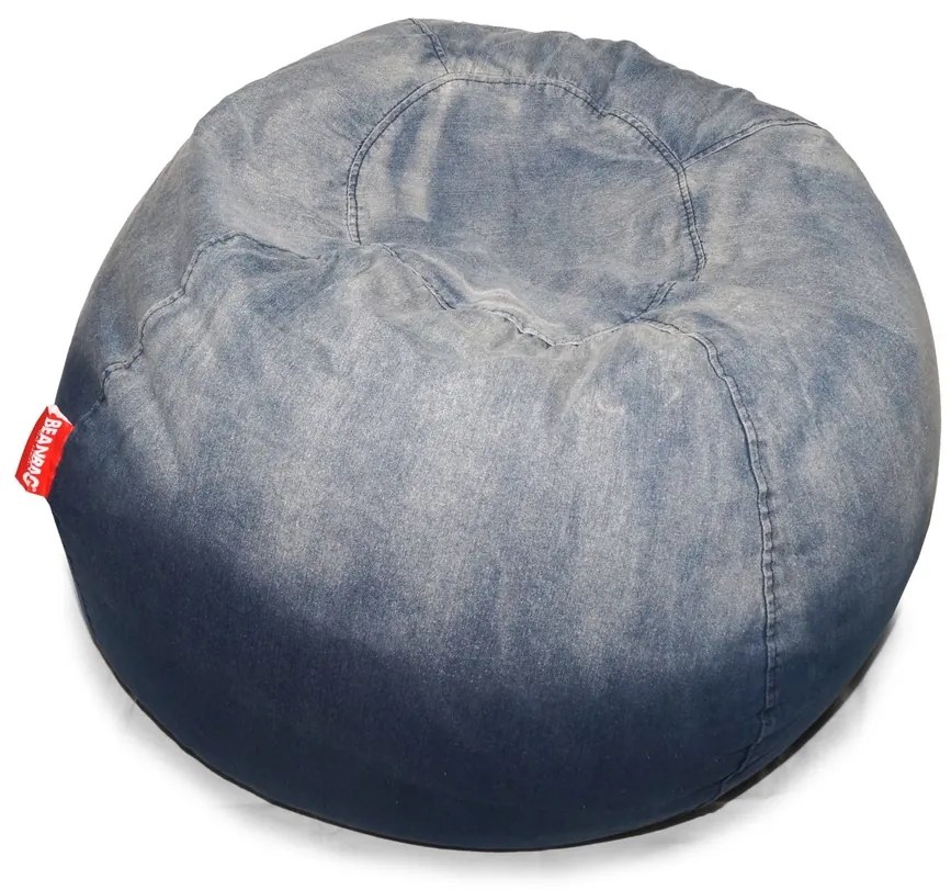 BeanBag Sedací vak Jeans Round blue