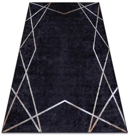 Dywany Luszczow Dětský kusový koberec MIRO 51233.811 pratelný  Geometrická protiskluz, černý Rozměr koberce: 120 x 170 cm