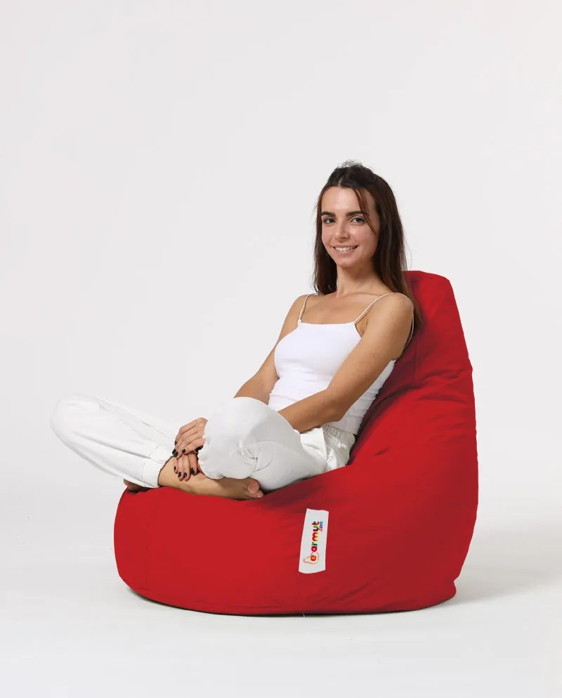 Atelier del Sofa Zahradní sedací vak Drop L - Red, Červená