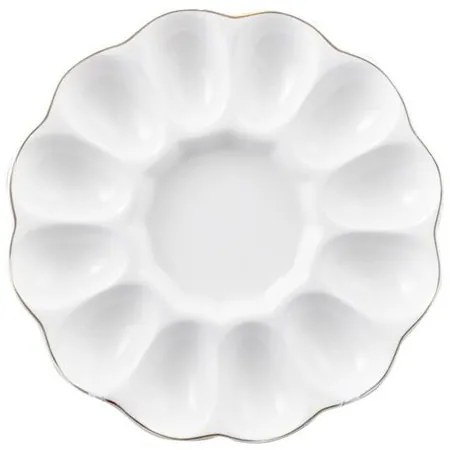 Florina Porcelánový talíř na vajíčka Classic, 21 cm