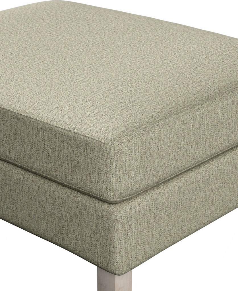 Potah na podnožku IKEA Karlstad barva béžová látka pletený vzor