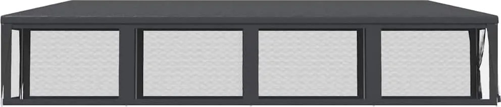 Party stan s 10 síťovanými bočnicemi antracitový 3 x 12 m HDPE 319249
