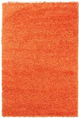 B-Line Oranžový kusový koberec Life shaggy 60x110 cm