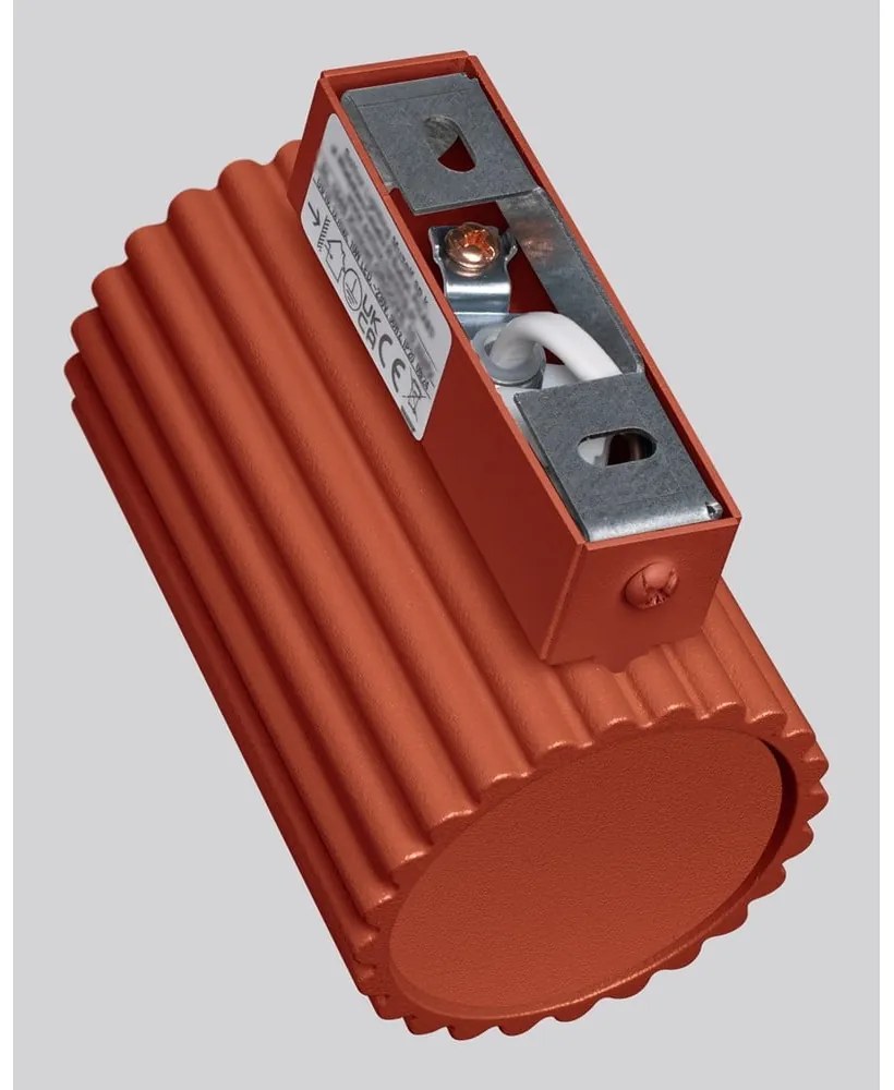 Nástěnné svítidlo v cihlové barvě Gleam – Sollux