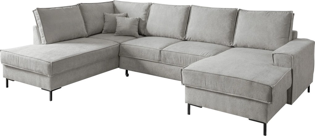 XXXLutz SEDACÍ SOUPRAVA, textil, barvy stříbra MID.YOU - Sedací soupravy - 002310021728