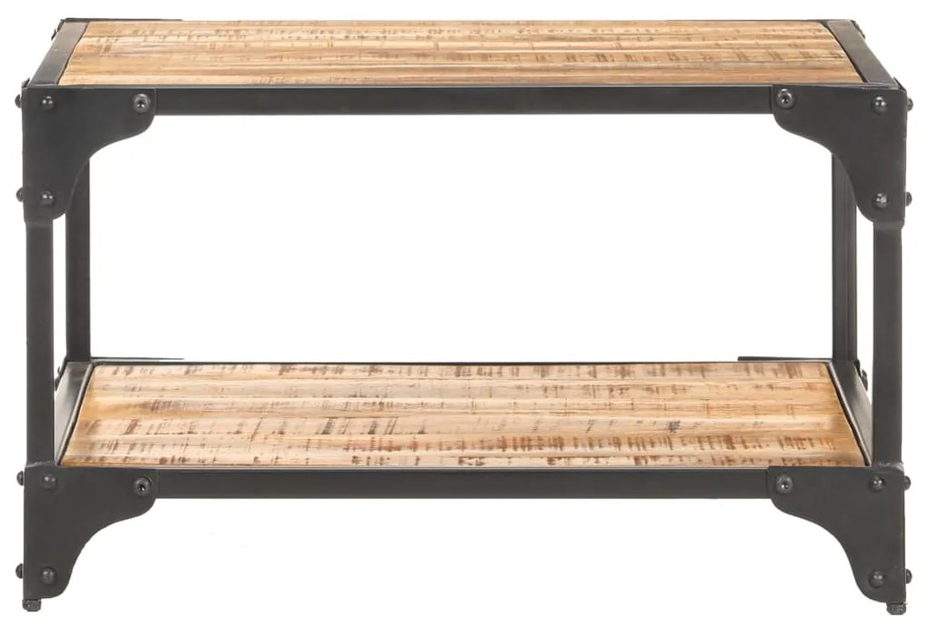 Konferenční stolek 60 x 60 x 35 cm masivní mangovníkové dřevo - Default Title