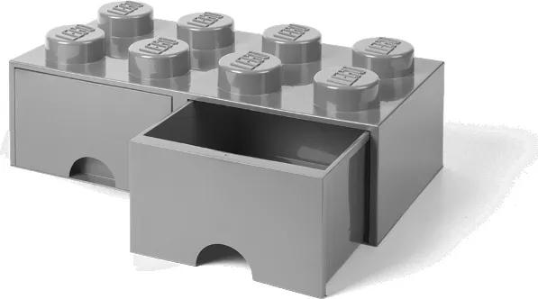 Úložný box se šuplíky Storage Box Drawer 8 | šedá
