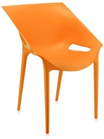 Set 2 židlí Dr. YES oranžová, Kartell - Dr. YES set