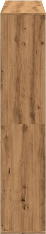 Knihovna dub artisan 132 x 29 x 141,5 cm kompozitní dřevo 3310315