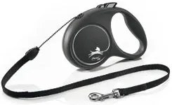 flexi-Bogdahn International GmbH & Co KG Vodítko FLEXI Black Design S lanko 5m/12kg stříbrná