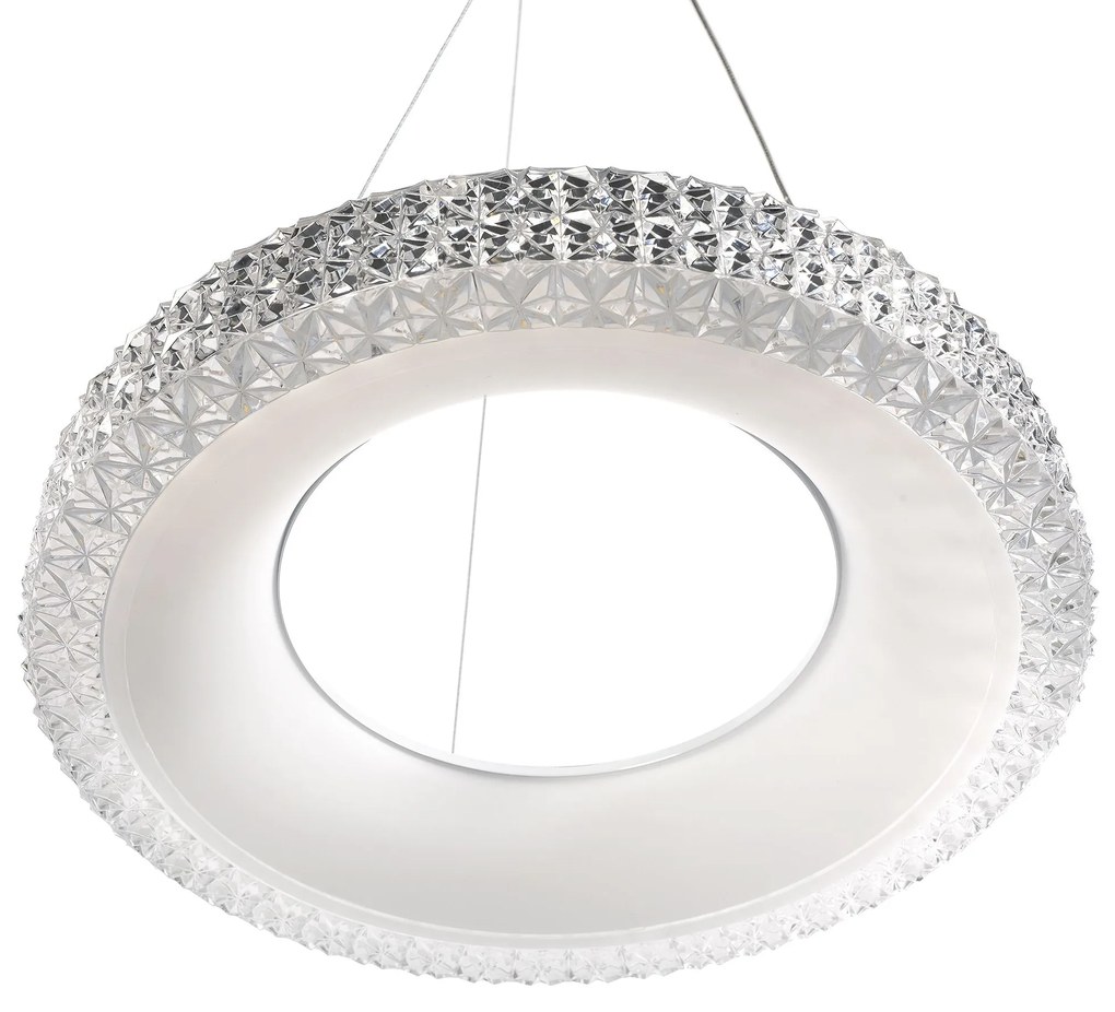 Toolight Závěsné LED osvětlení Urban B2 MS001-CP 40 cm růžová zlatá